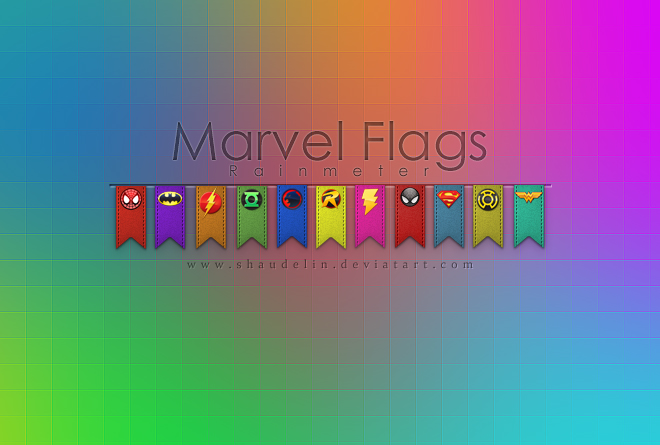 Marvel Flags by coral-m on DeviantArt
