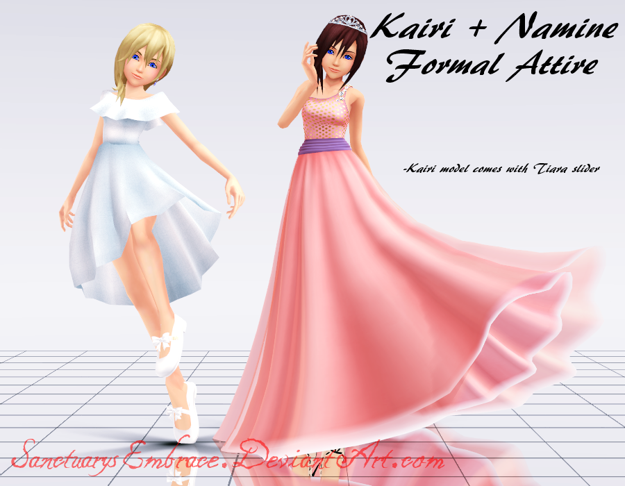 {MMD DOWNLOAD} Kairi + Namine - Formal by MariCorsair on DeviantArt