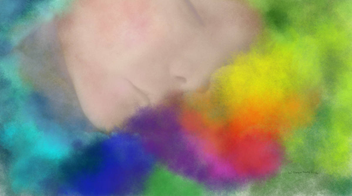 Rainbow's Child in Repose by FrostedPeaks on DeviantArt