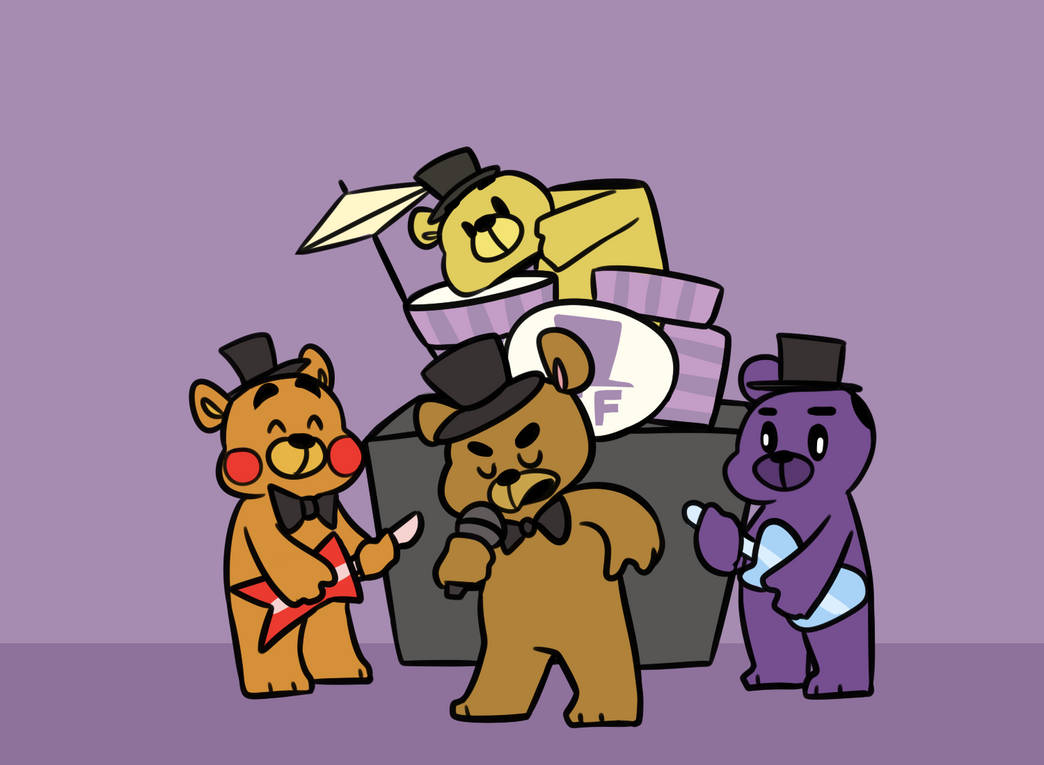 Freddy and the Freddies by looji on DeviantArt