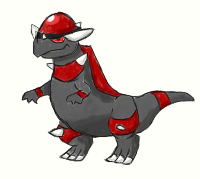 Shiny Rampardos by Kaybird98 on DeviantArt