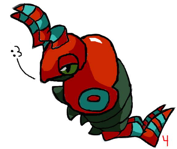 Venipede Pokesona Drawing by Kaybird98 on DeviantArt