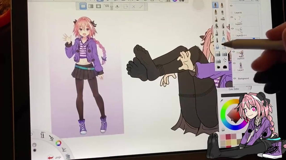 Lets Tickle Astolfos Feet_part2 by PawFeather on DeviantArt