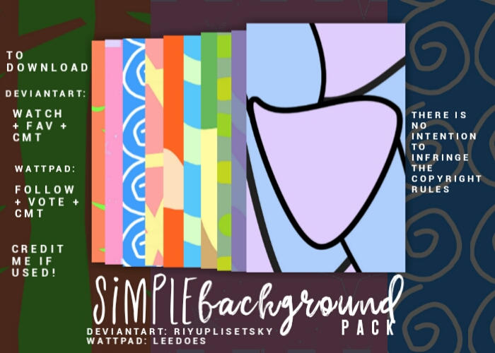 simple backgrounds pack by riyuplisetsky on DeviantArt