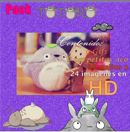 Pack Totoro / Totoro's Pack by BelieberLoka on DeviantArt