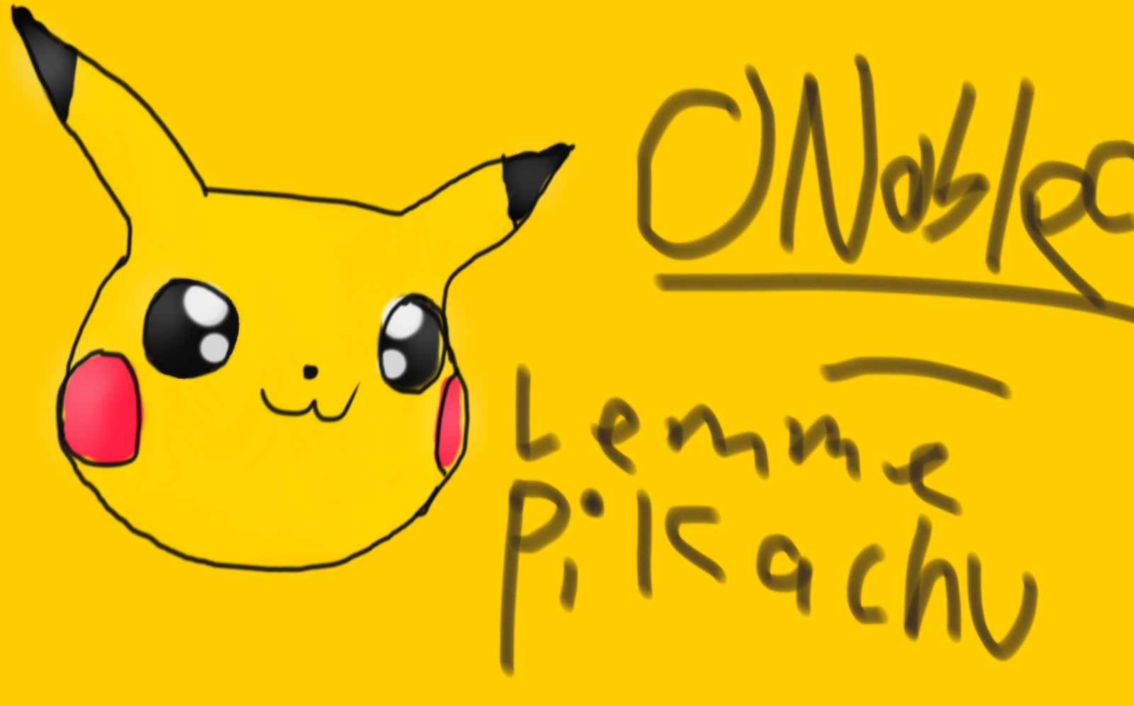 Lemme Pikachu by 0NobleNugget0 on DeviantArt