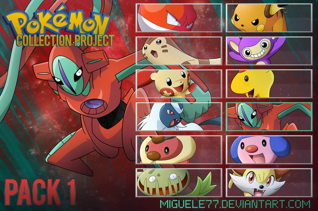Pack 01 - Pokemon Collection Project by Miguele77 on DeviantArt