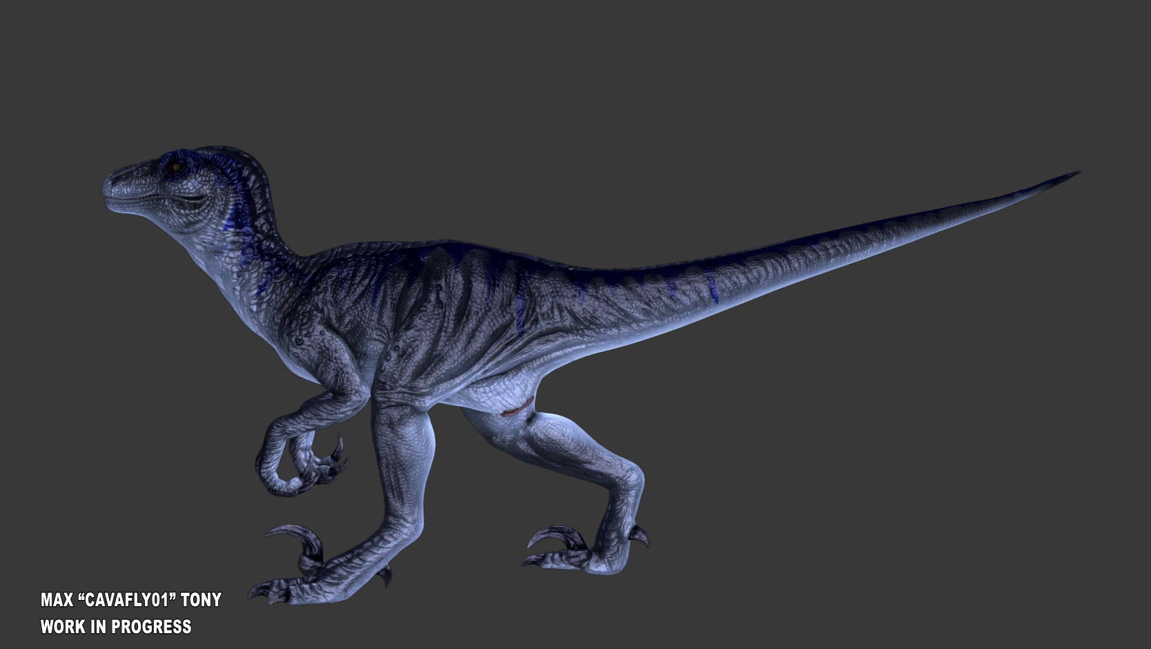 Raptor Walk Cycle (scene 100 update) by Cavafly01 on DeviantArt