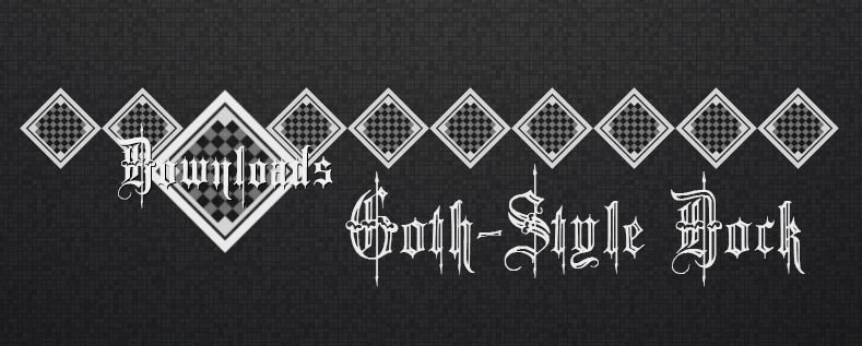 Goth-Style Dock 1.0 for Rainmeter by Vancruz06 on DeviantArt