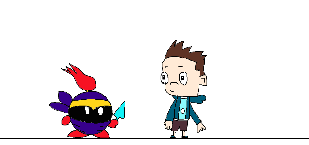 bio spark and a little boy by uniparrot20 on DeviantArt