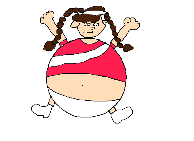 inflated patty farrel (art trade) by uniparrot20 on DeviantArt