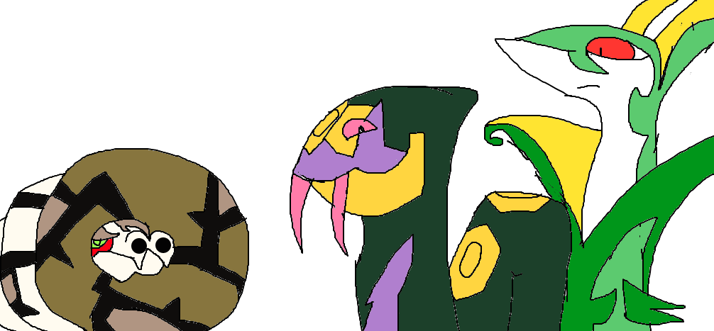 sandaconda seviper and serperior by uniparrot20 on DeviantArt