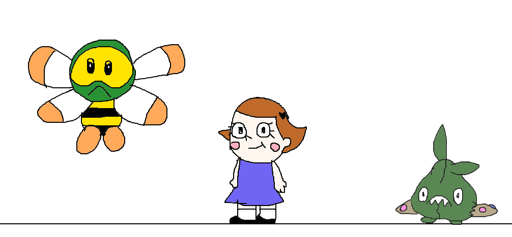 flopter trubbish and a little girl by uniparrot20 on DeviantArt