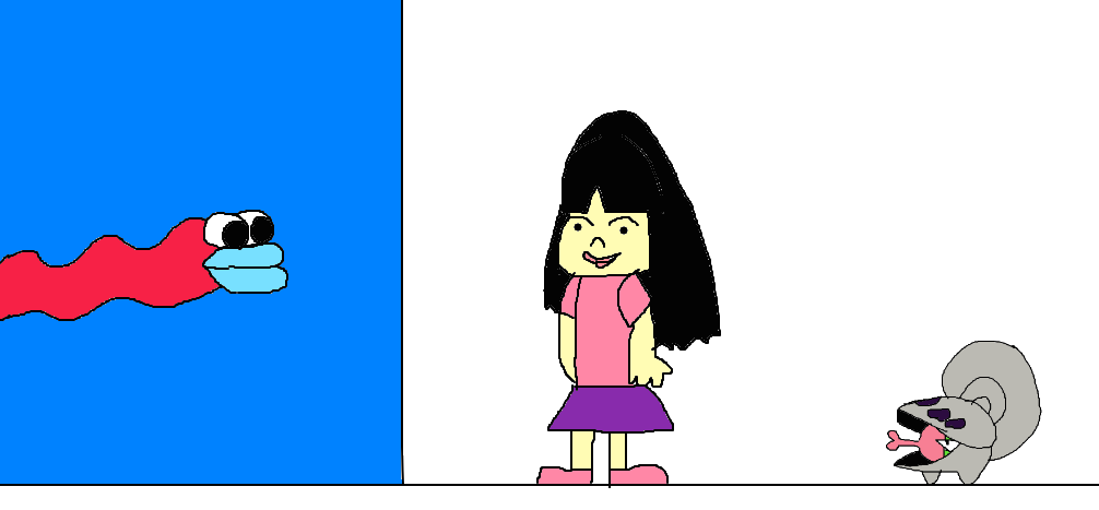 mr eel shelmet and a blackhaired girl by uniparrot20 on DeviantArt