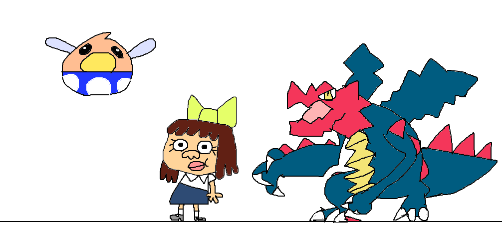 winged strollin stu druddigon and a student girl by uniparrot20 on ...