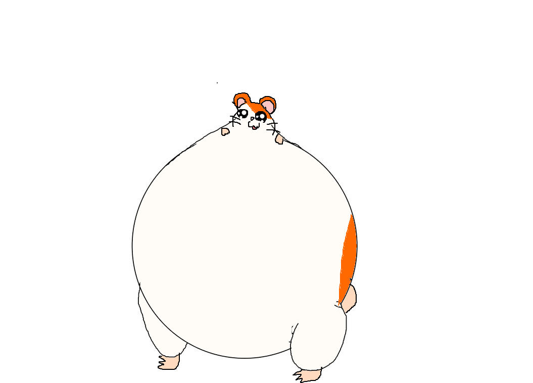 heavy bottom hamtaro (art trade) by uniparrot20 on DeviantArt
