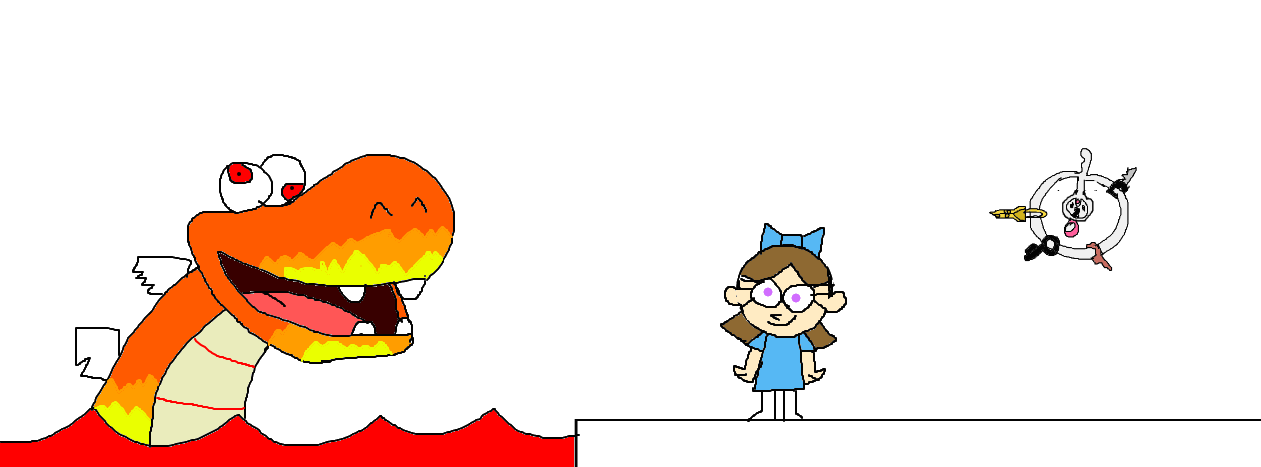 blargg klefki and a little brownhaired girl by uniparrot20 on DeviantArt