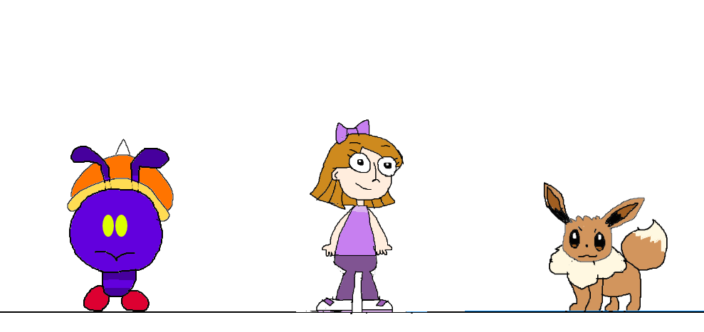 horned ant trooper eevee and a little girl by uniparrot20 on DeviantArt