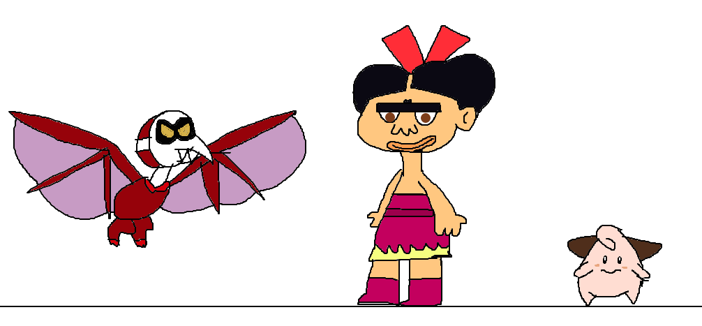 bat tweeter cleffa big eyebrow girl by uniparrot20 on DeviantArt
