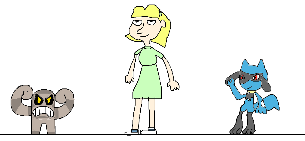 chizzle riolu and a teen girl by uniparrot20 on DeviantArt