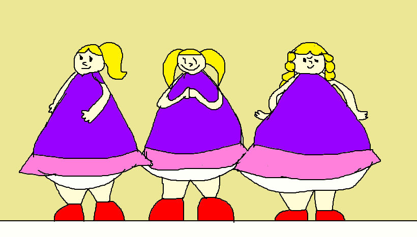 the triplets by uniparrot20 on DeviantArt