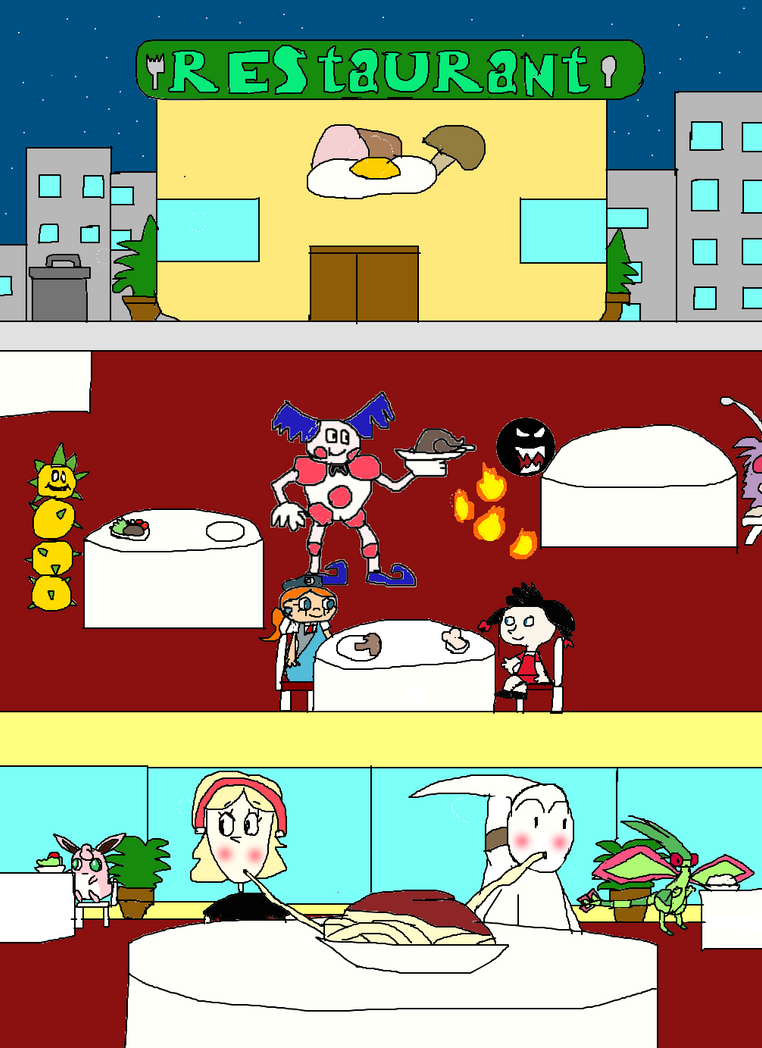 the restaurant by uniparrot20 on DeviantArt