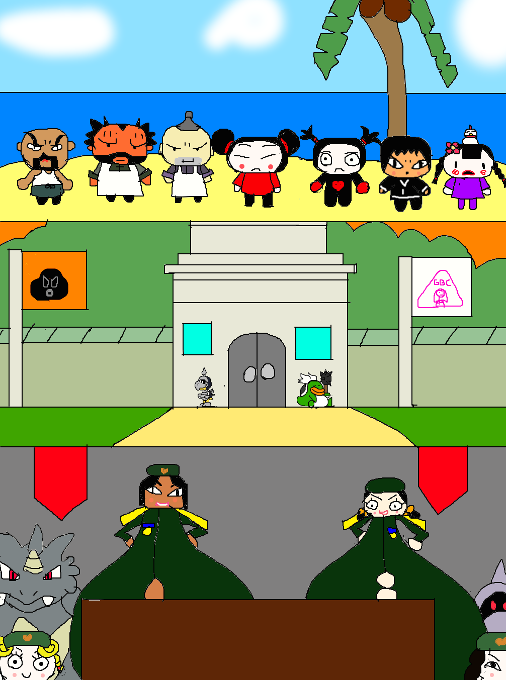 the dragon girls conquered sooga village (AT) by uniparrot20 on DeviantArt