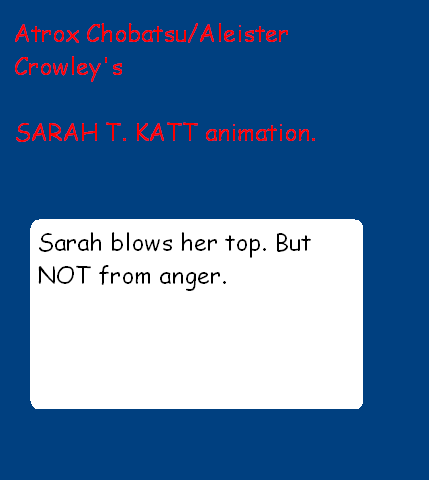 Sarah Katt blows her top by spongefox on DeviantArt