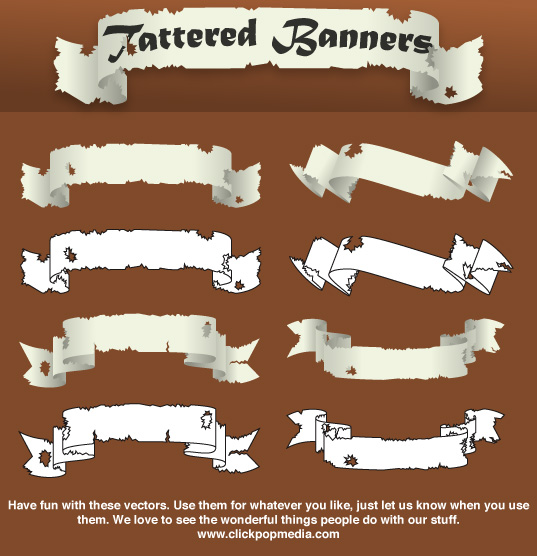 ClickPopMedia:Tattered Banners by clickpopmedia on DeviantArt