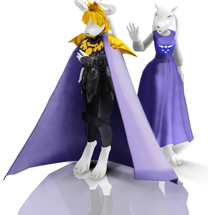 Asgore Dreemur And Toriel MMD Download by yolky206 on DeviantArt