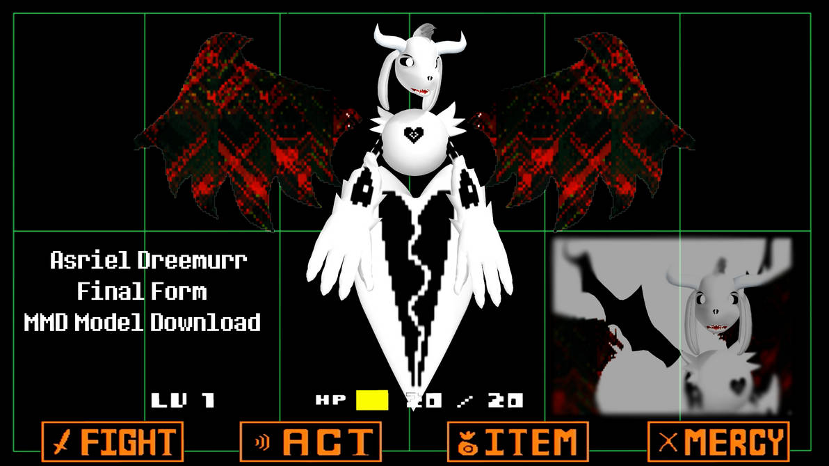 MOTME Asriel Dreemurr Final Form MMD DOWNLOAD by yolky206 on DeviantArt