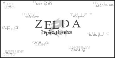 Zelda-inspired Brushes by ForestFairy on DeviantArt
