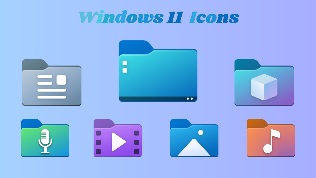 Windows 11 Folder Icons by Belu-King on DeviantArt