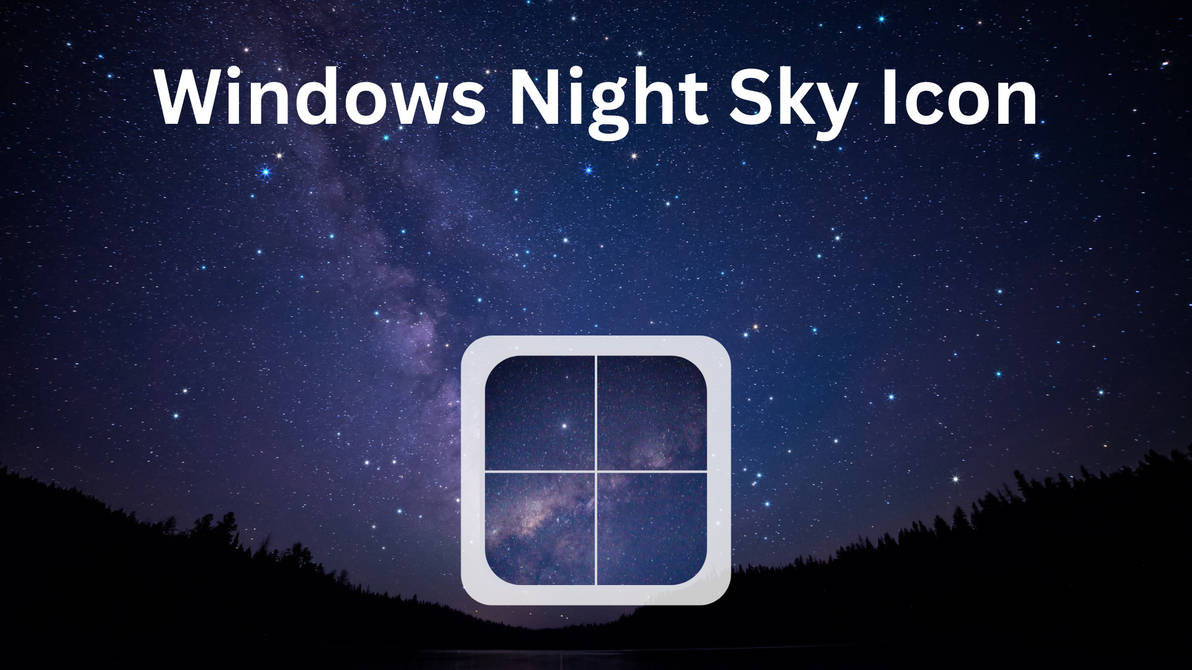 Windows NIght Sky Icon by Belu-King on DeviantArt