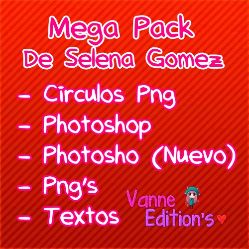 Mega Pack De Selena Gomez by vanne-tutoriales on DeviantArt