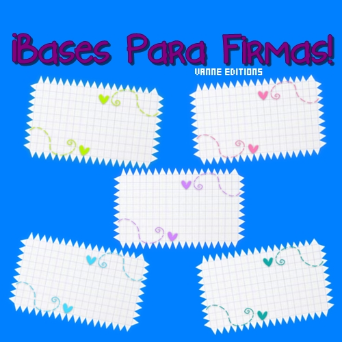 Bases Para Firmas by vanne-tutoriales on DeviantArt