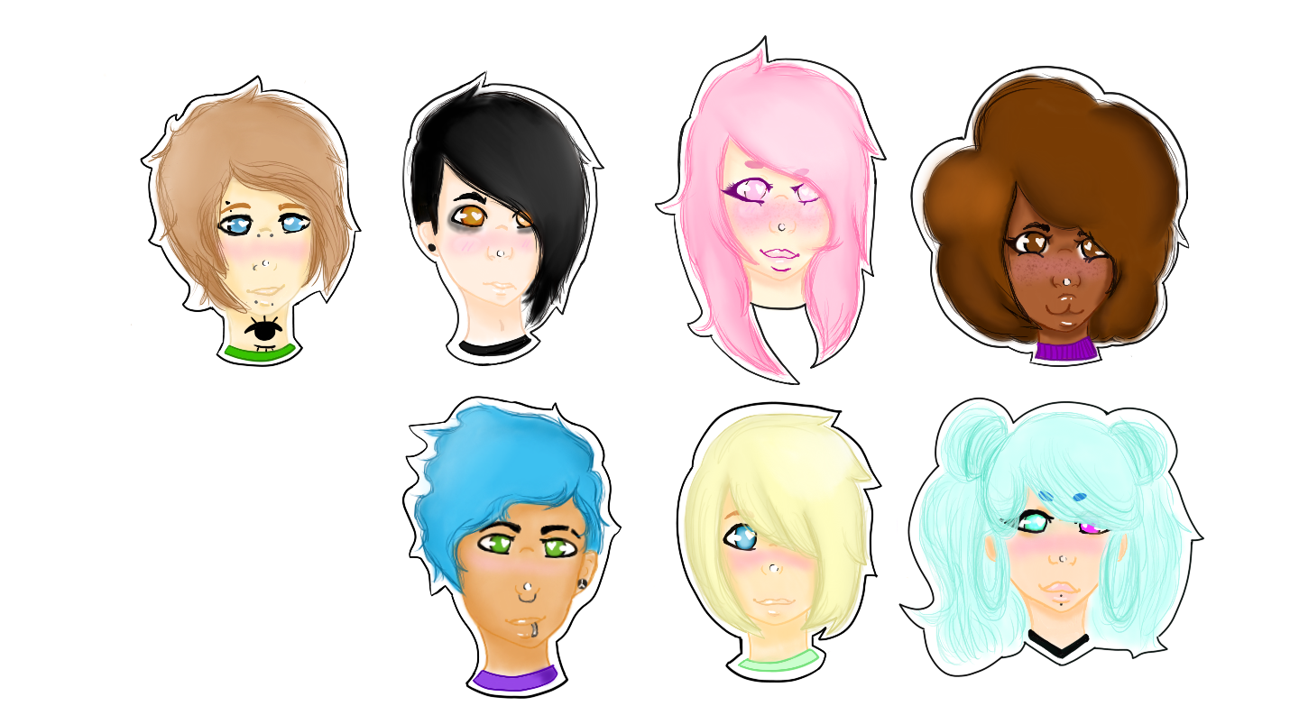 oc stickers! by Siphonia on DeviantArt