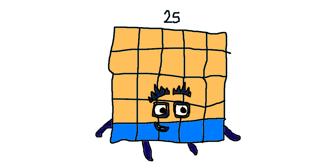 my numberblock 25 drawing by titfreak666 on DeviantArt