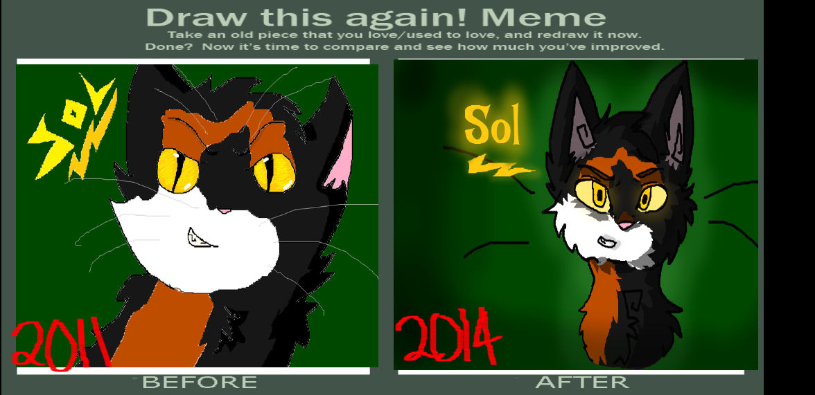 Before and After meme: SOL by owls1999 on DeviantArt