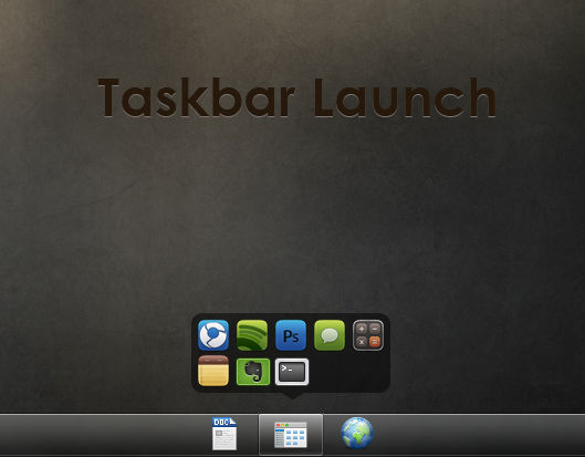 Taskbar Launch by NomNuggetNom on DeviantArt