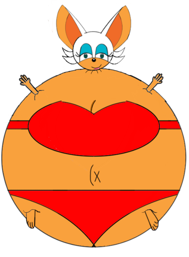 Rouge the cat inflation by M4632 on DeviantArt