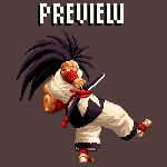Kof sprite fix 5 - Haohmaru Kick by DOA687 on DeviantArt