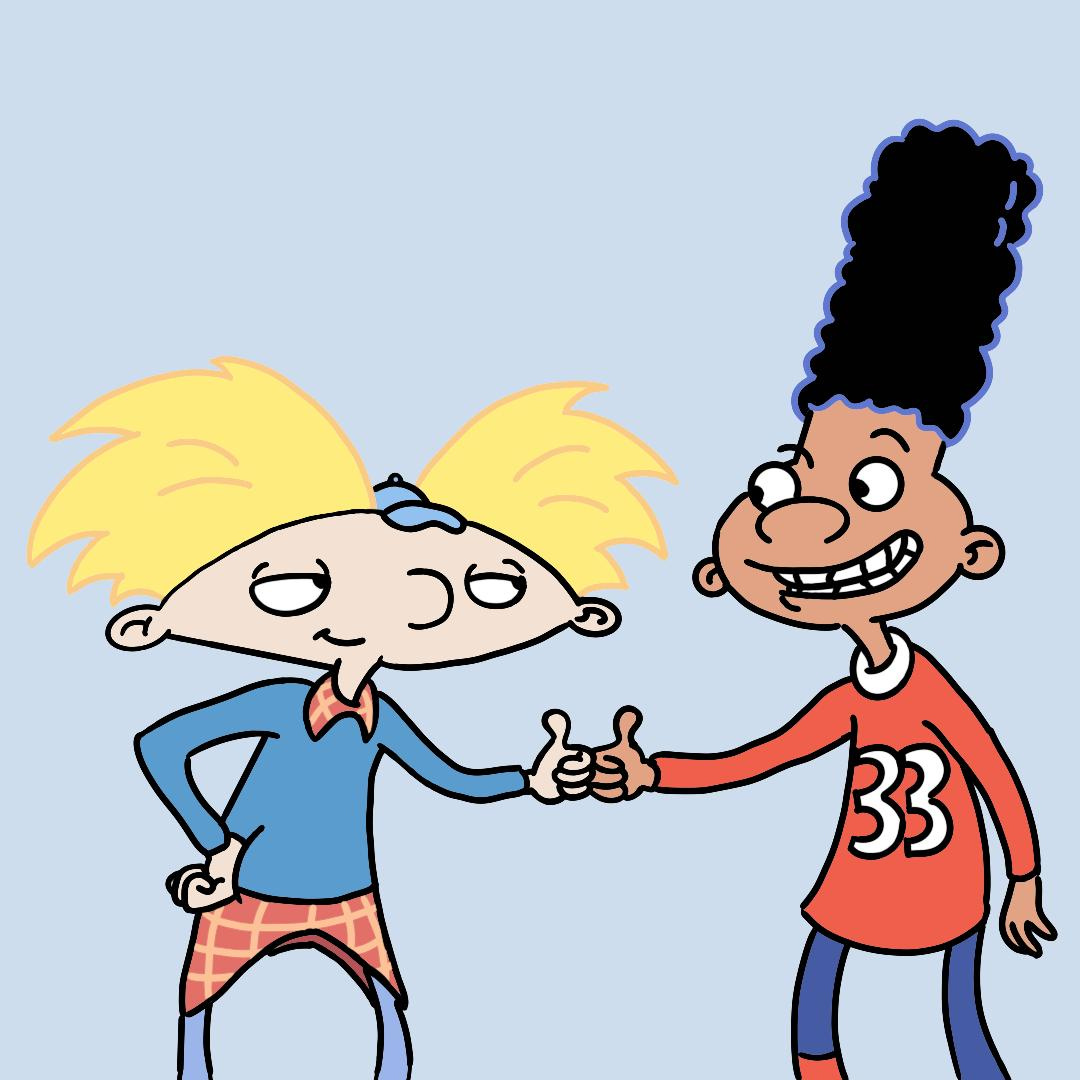 Hey Arnold Gerald Handshake