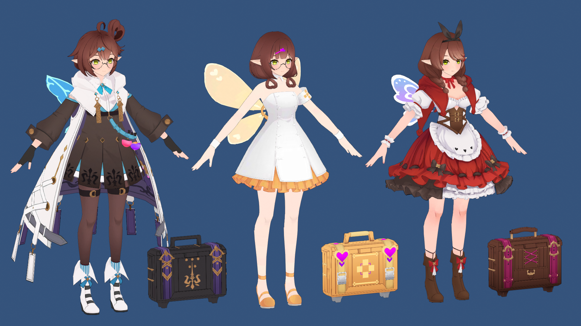 Eversoul Erika All Costumes FBX by Terrin-Lotsuvas on DeviantArt