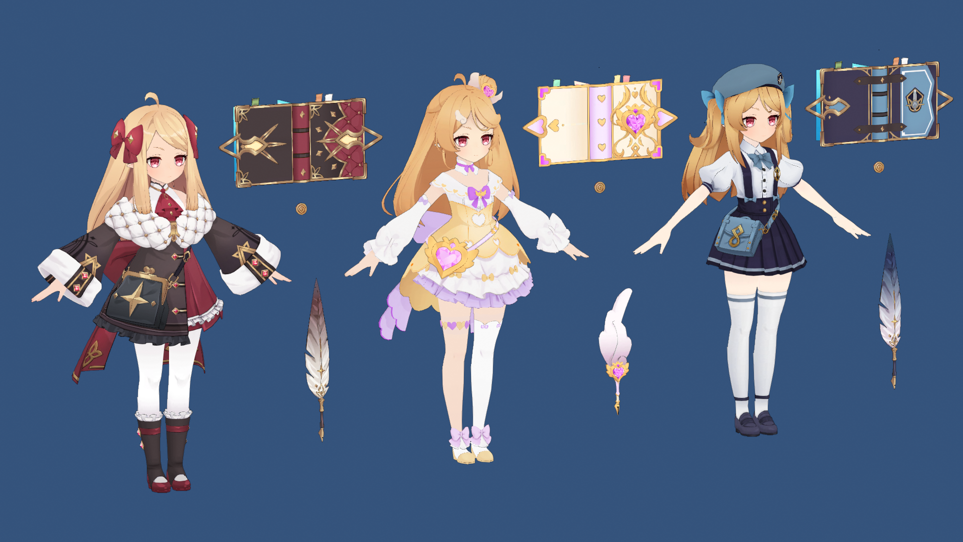 Eversoul Manon All Costumes FBX by Terrin-Lotsuvas on DeviantArt