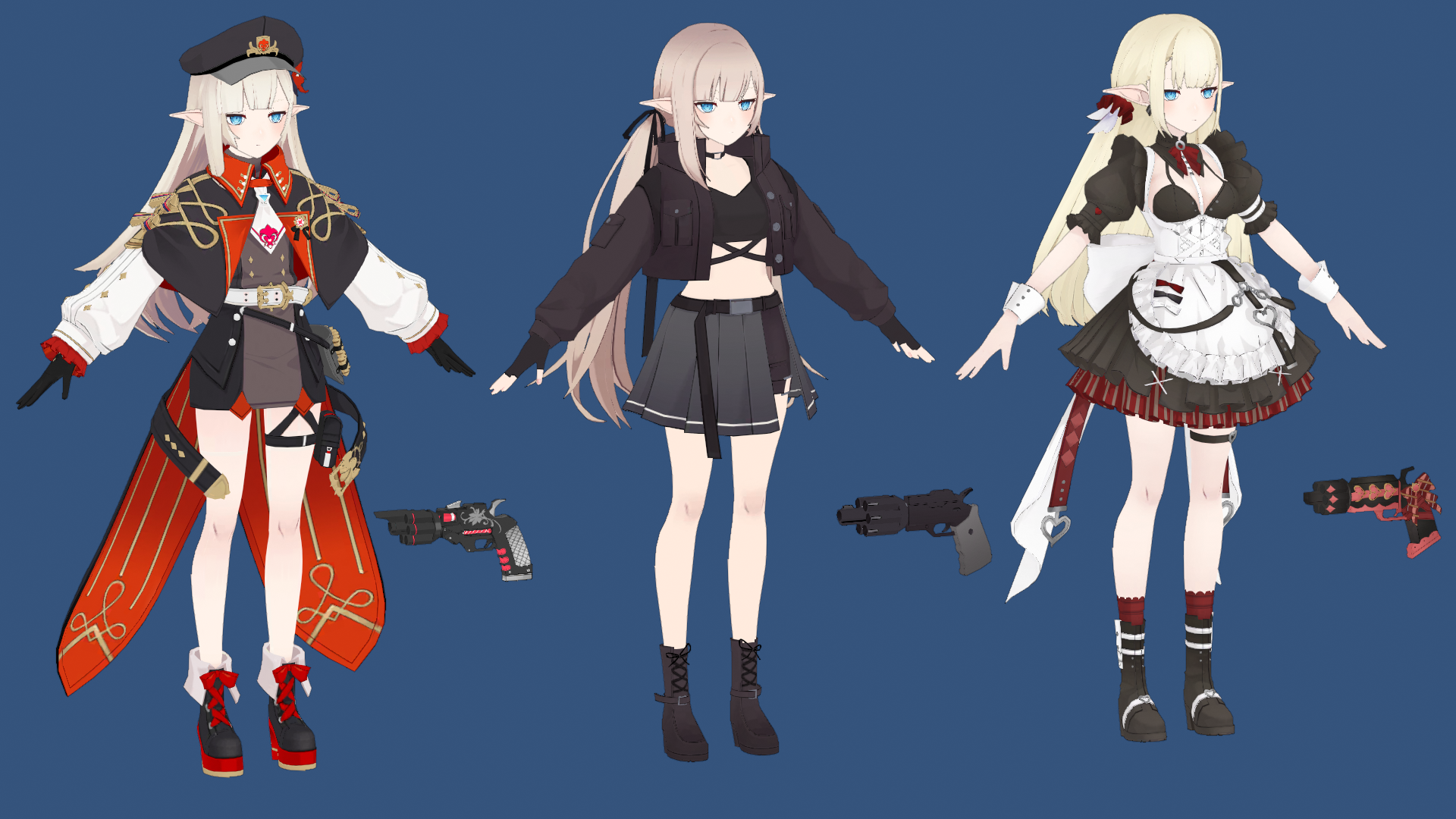 Eversoul Miriam All Costumes FBX by Terrin-Lotsuvas on DeviantArt
