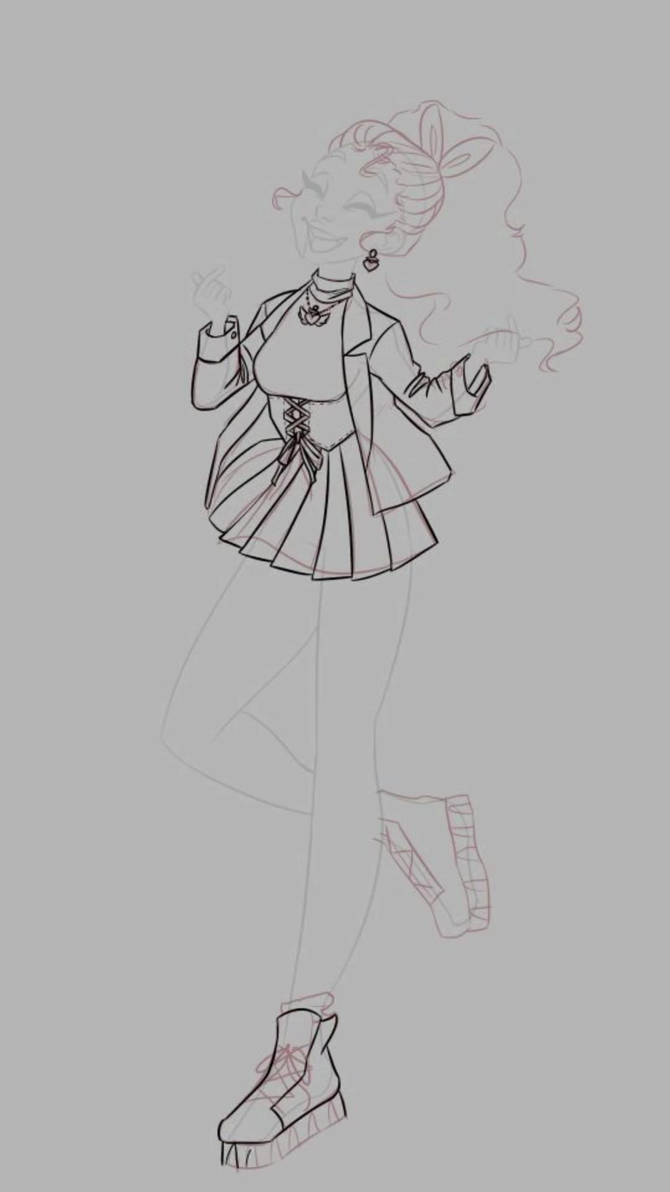 Oc Dress Up 2: Process by QGalaxy on DeviantArt