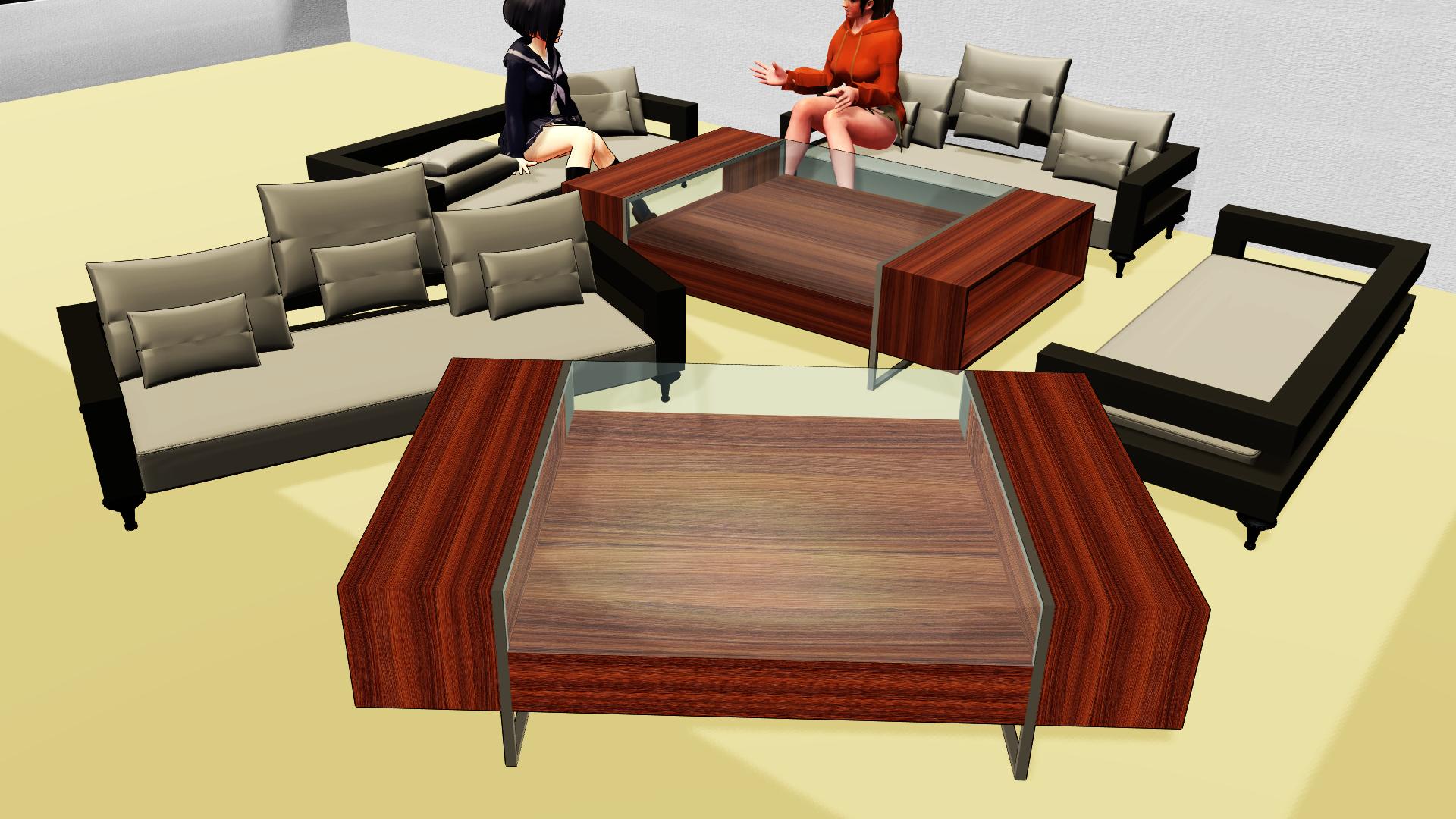 [MMD]Table Sofa DL by Lismo320 on DeviantArt