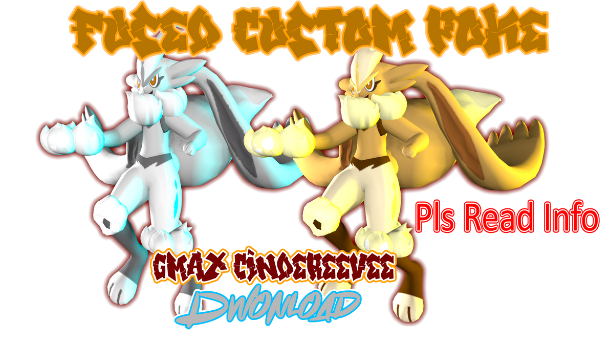 Gmax Cindereevee Download by NeonBlastoise on DeviantArt