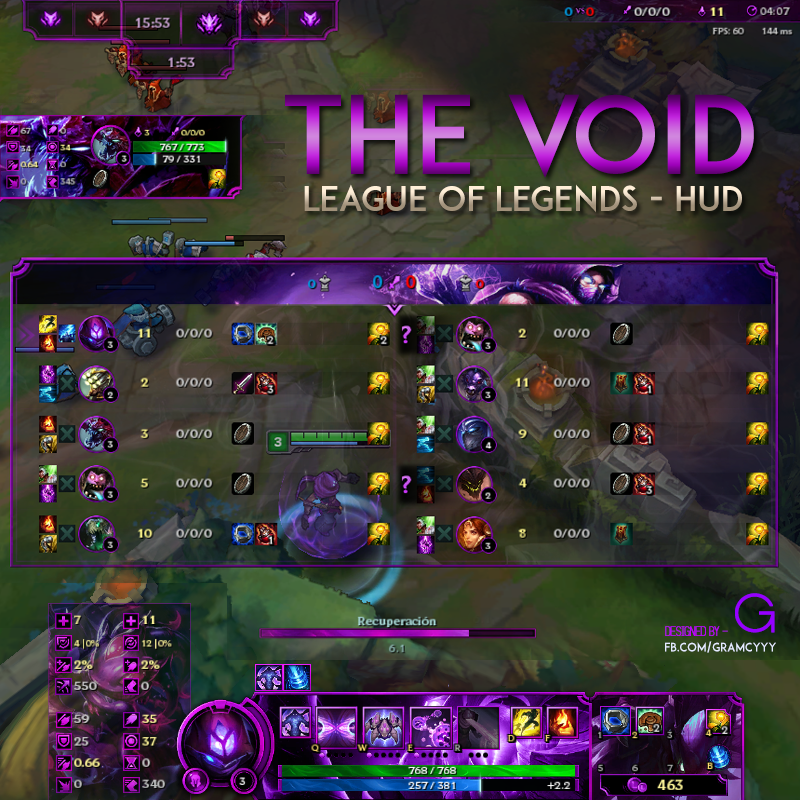 The Void HUD - League of Legends by Gramcyyy on DeviantArt